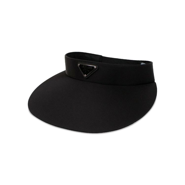 Buy Prada Logo Plaque Visor Hat 'Black' - 1HV009 2B15 F0002 | GOAT