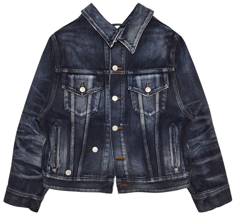 Buy Balenciaga Denim Swing Jacket 'Blue' - 0060 200000306DSJ BLUE | GOAT