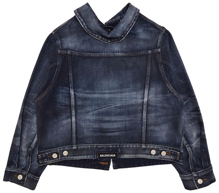 Buy Balenciaga Denim Swing Jacket 'Blue' - 0060 200000306DSJ BLUE | GOAT