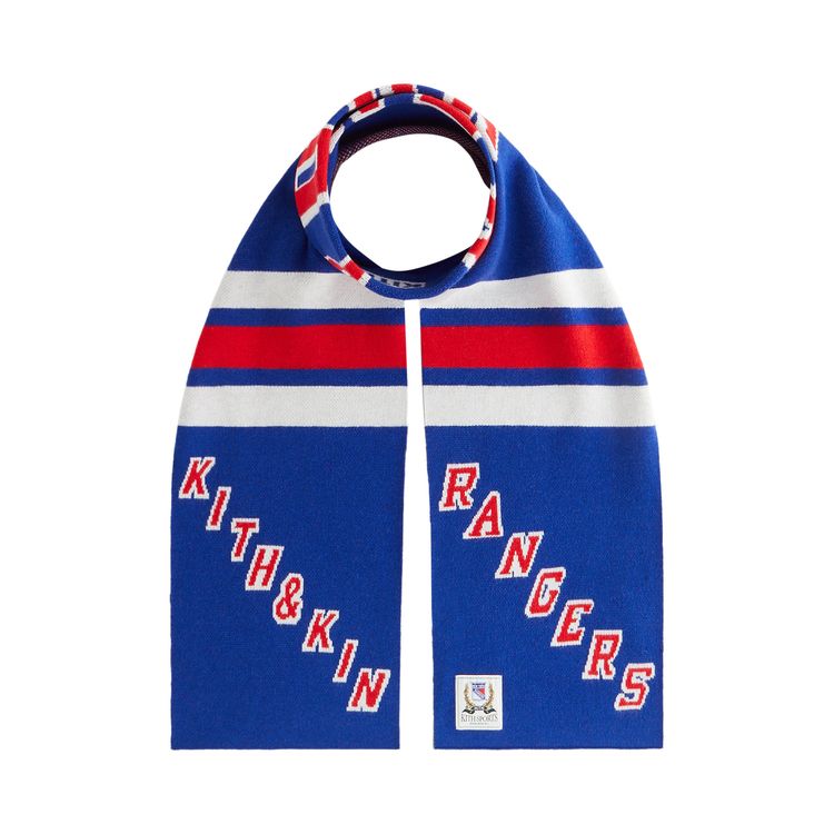 Buy Kith For The New York Rangers New York Knitted Scarf 'Cyclone ...