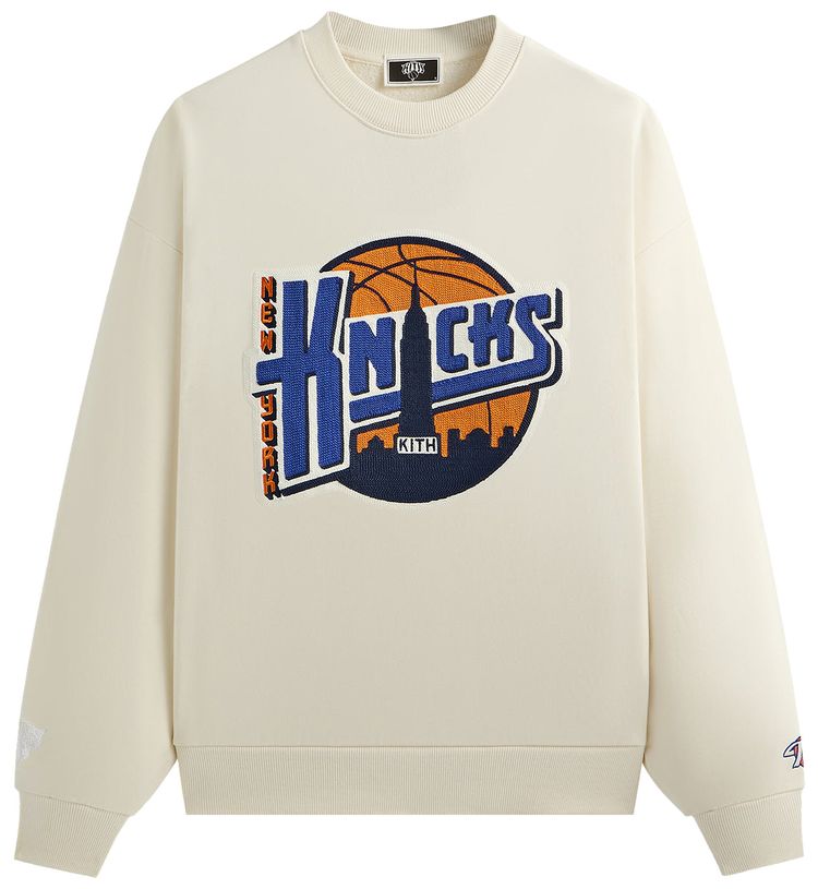 Buy Kith For The New York Knicks City Vintage Nelson Crewneck 'Sandrift ...