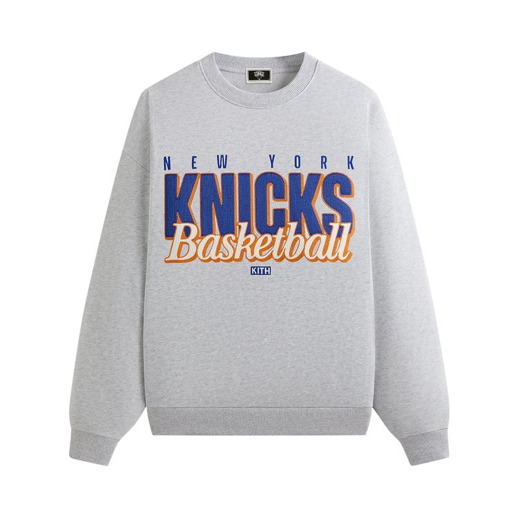 Buy Kith For The New York Knicks Classic Vintage Nelson Crewneck 'Light ...
