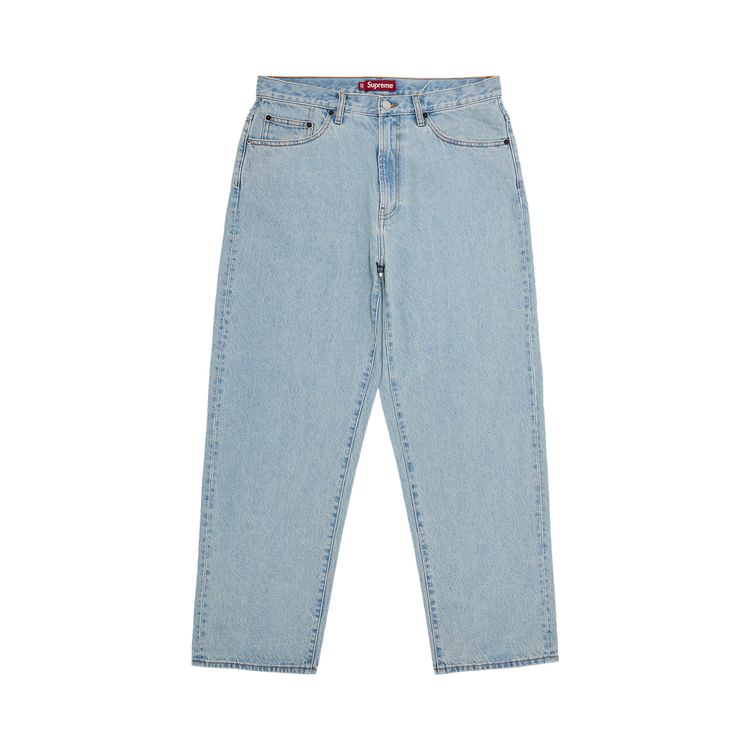 Buy Supreme Baggy Jean 'Light Washed Indigo' - SS25P27 LIGHT WASHED ...