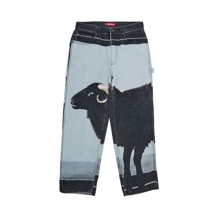 Buy Supreme x Damien Hirst Painter Jean 'Black' - SS25P22 BLACK | GOAT UK