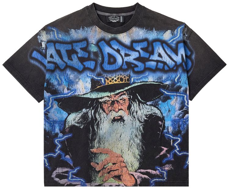 Buy Vale Forever Wizard Big Tee 'Black/Blue' - 11451 1SS240103WBT BLAC ...