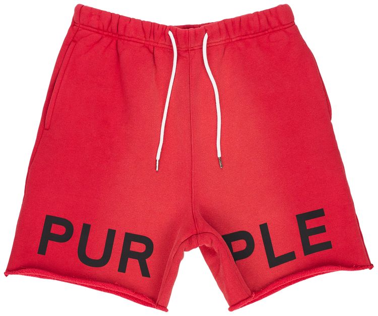 Buy PURPLE BRAND HWT Fleece Short 'Red' - P446 HSRJ323 | GOAT
