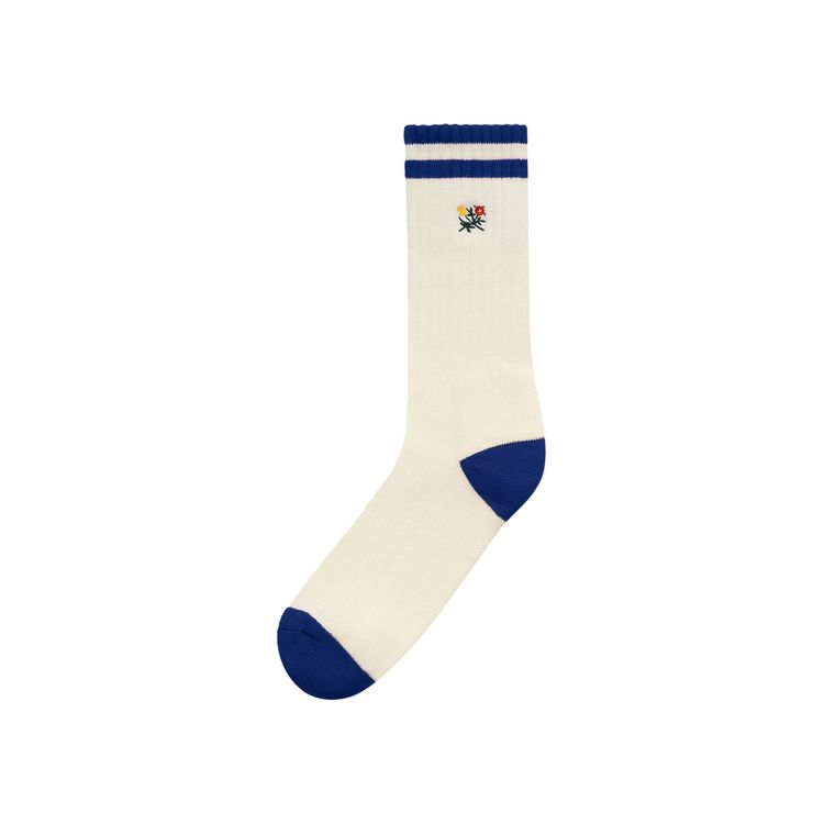 Buy Aimé Leon Dore Striped Crest Sock 'Royal Blue' - SS25AS036 ROYA | GOAT