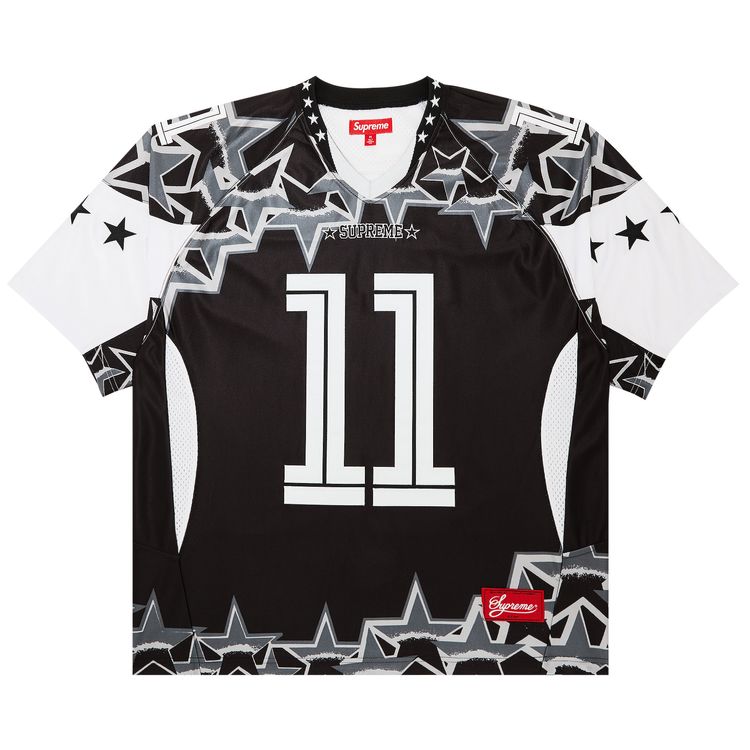 Buy Supreme Stars Football Jersey 'Black' - SS25KN9 BLACK | GOAT