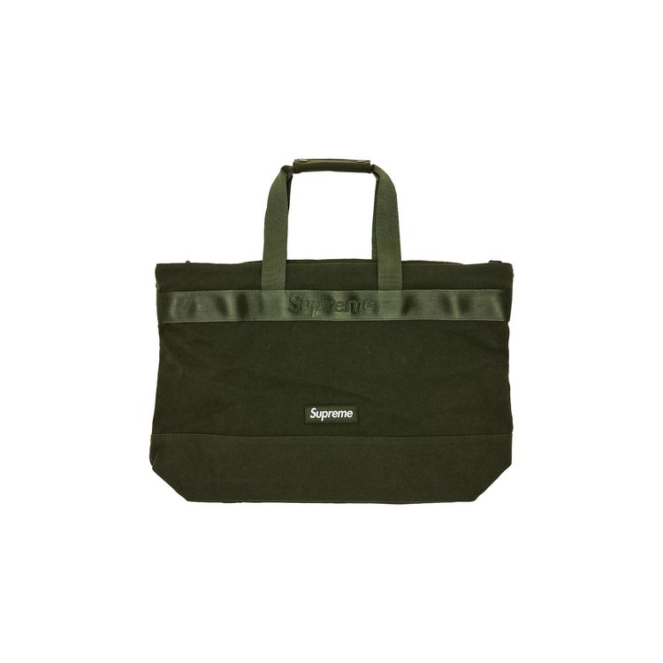 Buy Supreme Tote Bag 'Olive' - SS25B4 OLIVE | GOAT