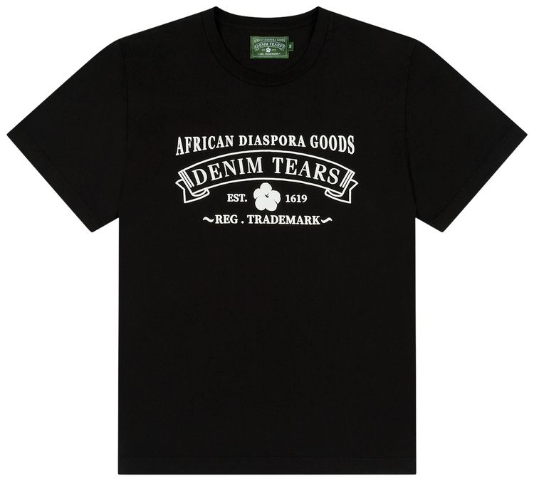 Buy Denim Tears ADG Tee 'Black' - SS25TSS0452 | GOAT