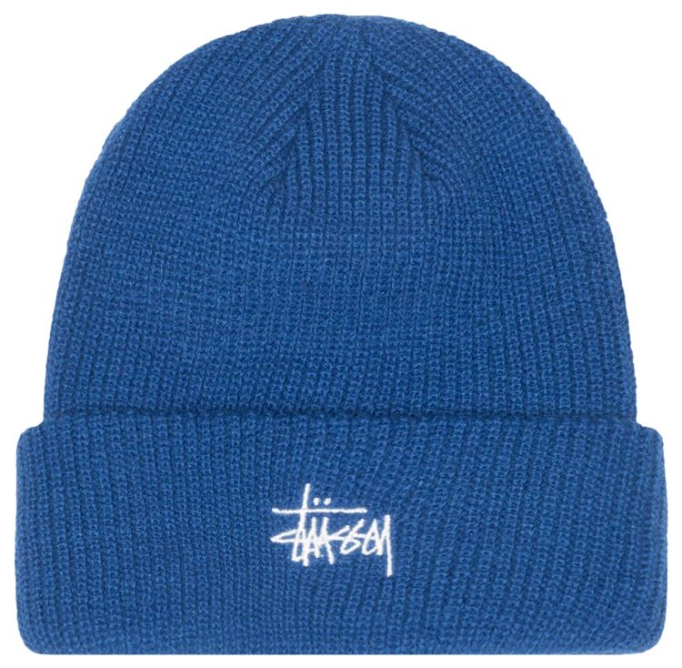 Buy Stussy Basic Cuff Beanie 'Azure' - 1321019 AZUR | GOAT