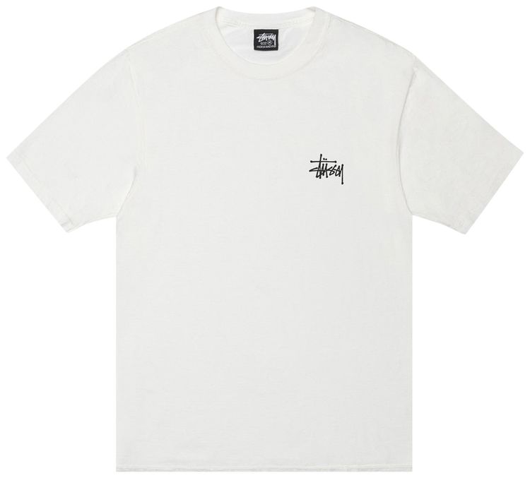 Buy Stussy Basic Tee Pigment Dyed 'Natural' - 1905001 NATL | GOAT