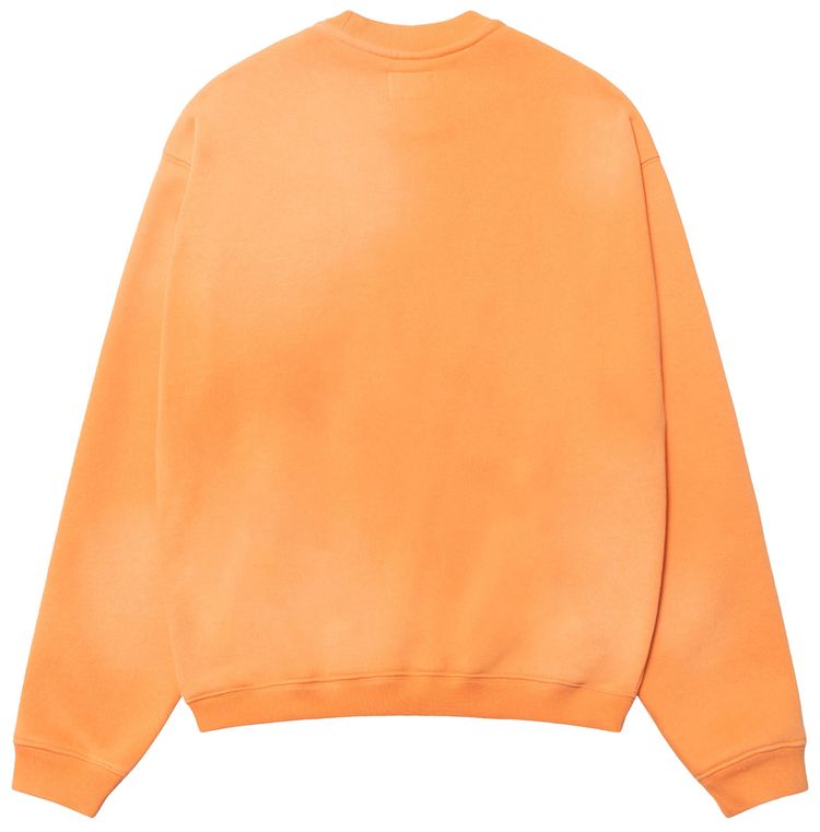 Buy Stussy Stu Appliqué Crew 'Orange' - 118577 ORAN | GOAT