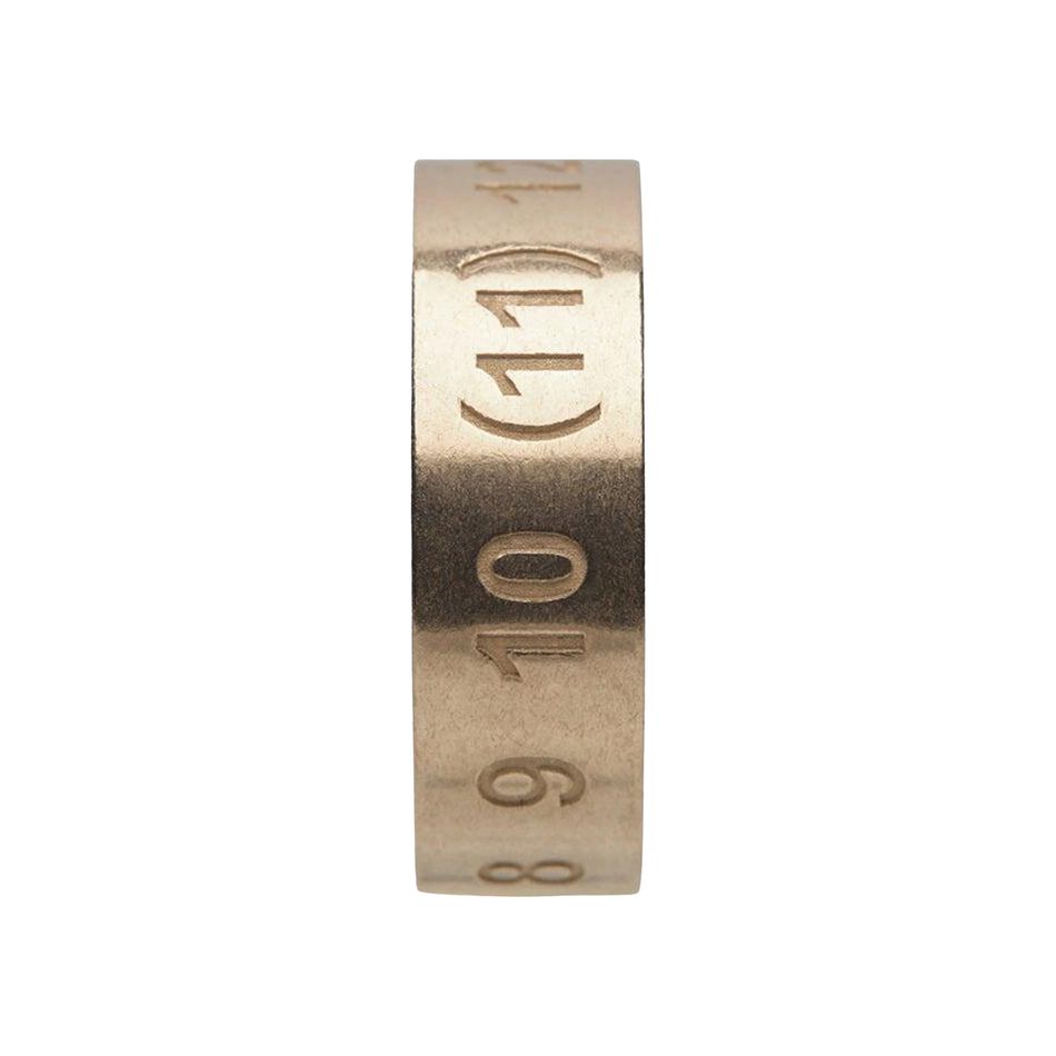 Buy Maison Margiela Numbers Engraved Ring 'Yellow Gold' - SI8UQ0003 ...