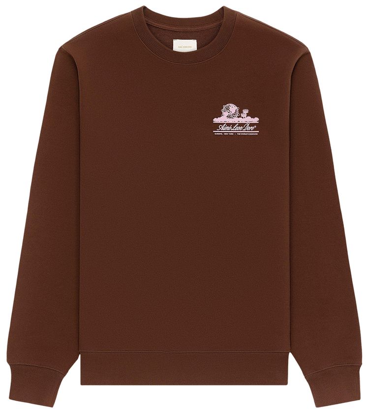 Buy Aimé Leon Dore Unisphere Crewneck Sweatshirt 'Potting Soil ...