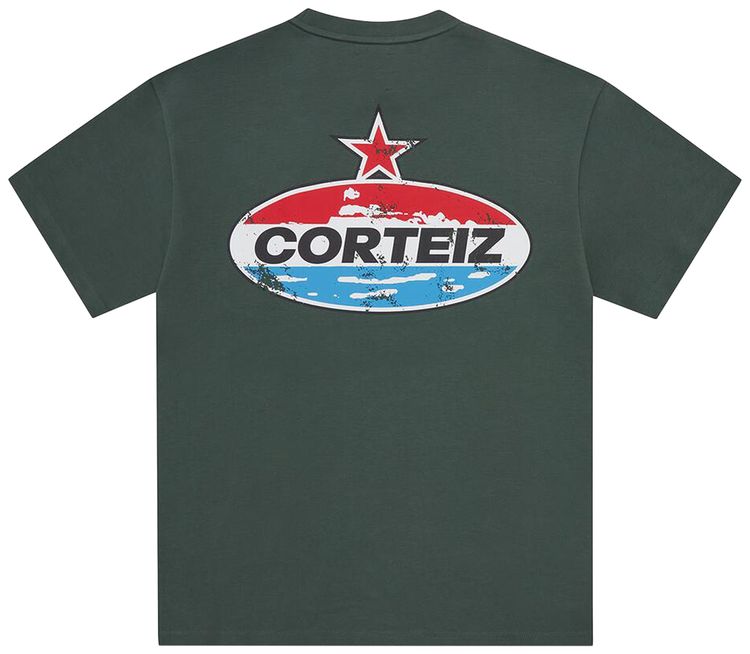 Buy Corteiz Motor Heavyweight Tee 'Forest Green' - CRTZ0304 031 | GOAT AU