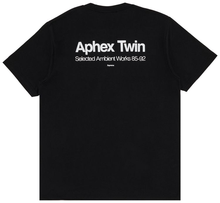 Buy Supreme x Aphex Twin Ambient Works Tee 'Black' - SS25T3 BLACK | GOAT