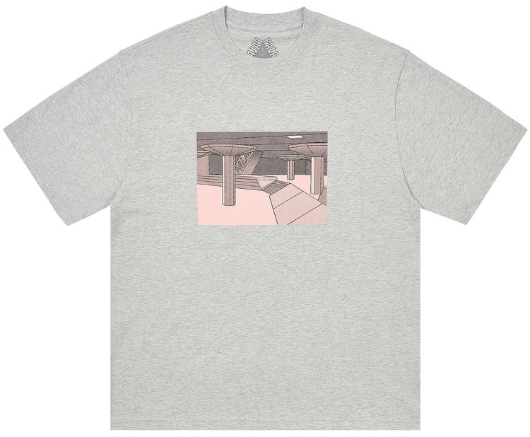 Buy Palace Sb T-Shirt 'Grey Marl' - P28TS034 | GOAT