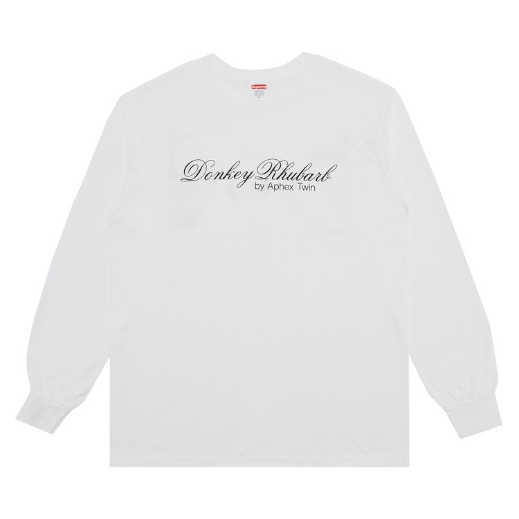 Buy Supreme x Aphex Twin Donkey Rhubarb Long-Sleeve Tee 'White ...