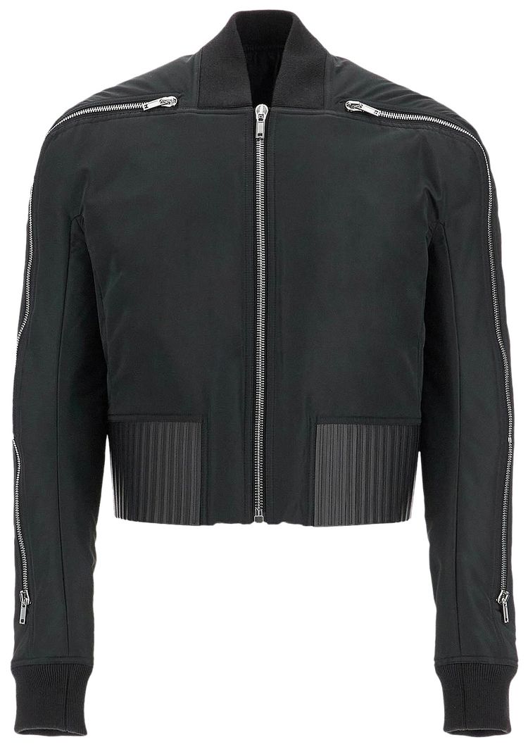 Buy Rick Owens Structured Shoulder Bomber Jacket 'Black' - RU02D6750 FK ...