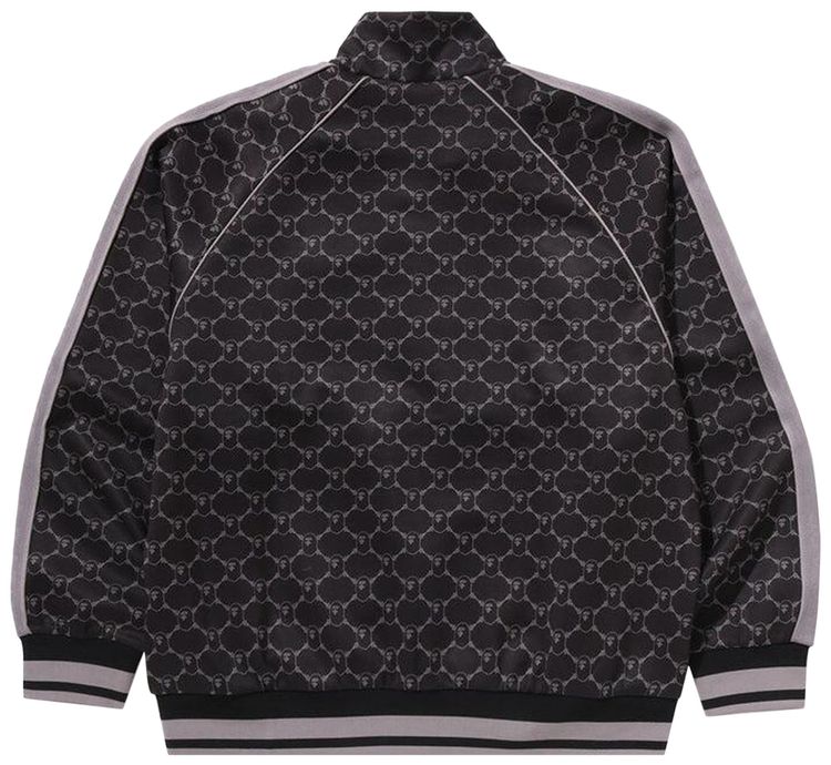 Buy BAPE College Monogram Logo Relaxed Fit Track Jacket 'Black' - 1L30 ...