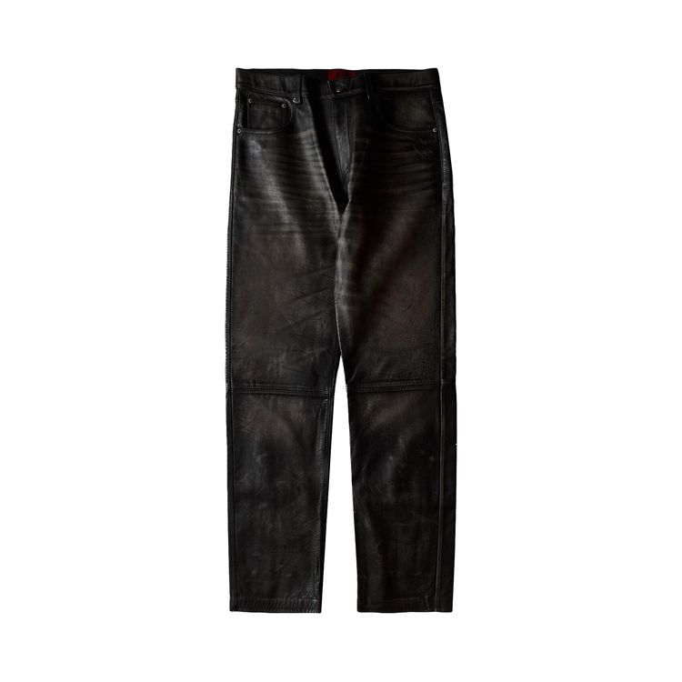Buy 424 Leather Jeans 'Black' - FFF4MT20AP PE002 991 | GOAT