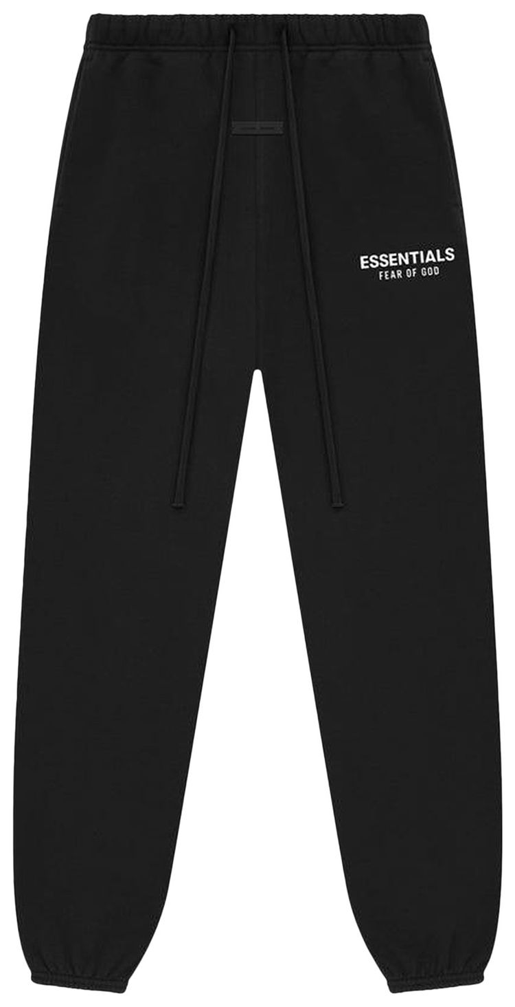 Buy Fear of God Essentials Classic Fit Fleece Sweatpant 'Jet Black ...