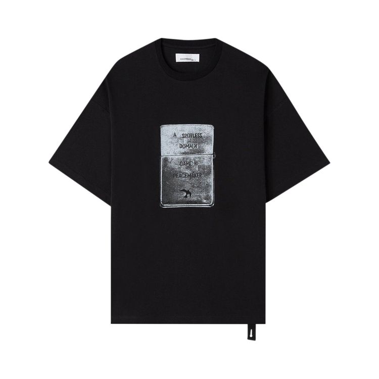 Buy OAMC Peacemaker Lighter Short-Sleeve T-Shirt 'Black' - PCM1OT02R ...