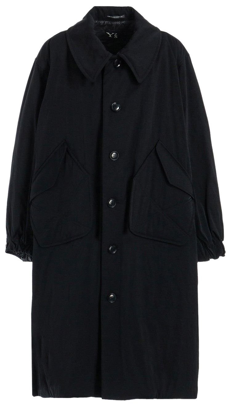 Buy Y's NY Chino Cloth Big Pocket Coat 'Black' - YO C06 600 2 | GOAT