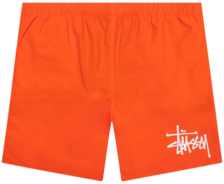 Buy Stussy Big Basic Water Short 'Tangerine' - 113156 TANG | GOAT