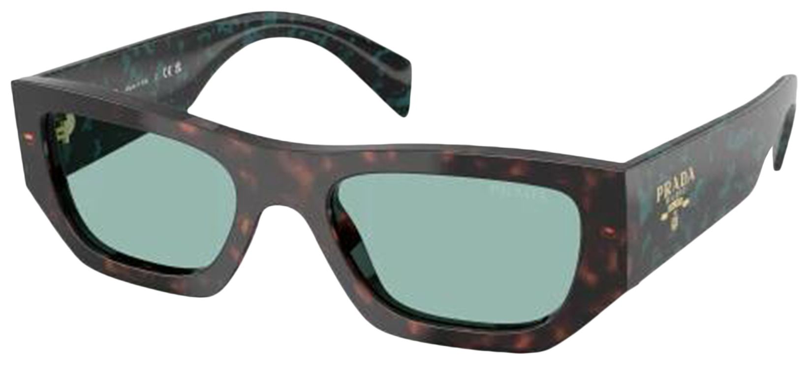 Buy Prada Rectangular Sunglasses 'Green' - PR A01S 18Z40K | GOAT