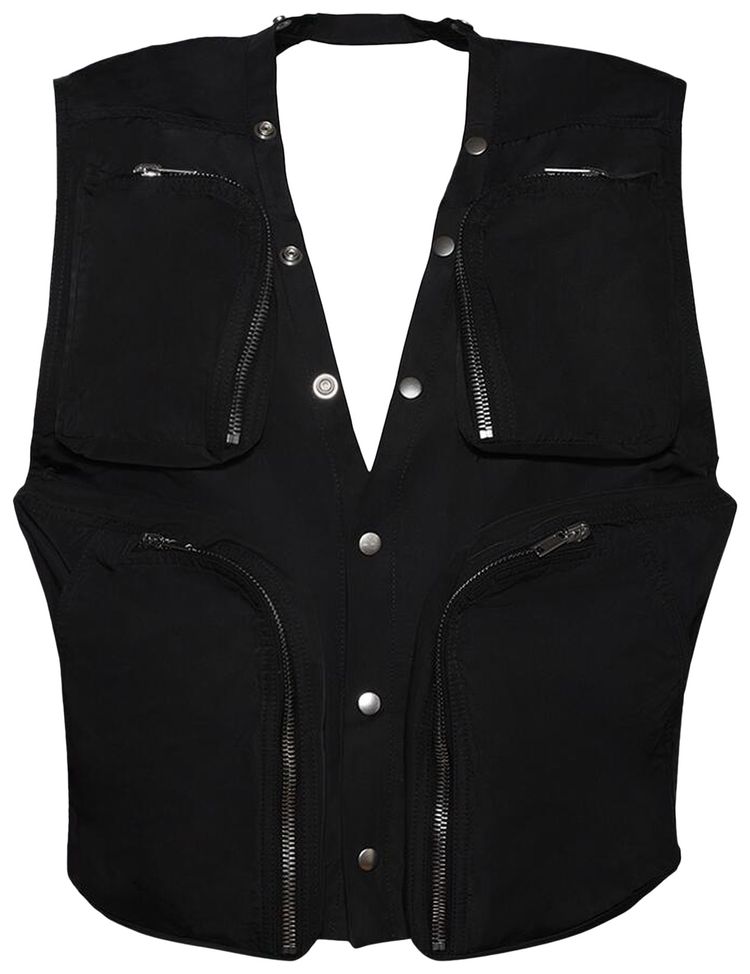 Buy Rick Owens Cargo Vest 'Black' - RU01E5767 FT 09 | GOAT