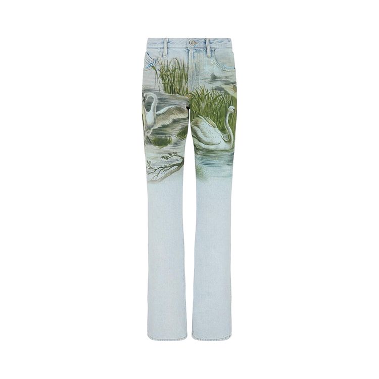 Buy The Attico Swan Jeans 'Sky Blue' - 250WCP00073 DDD085PR 024 | GOAT