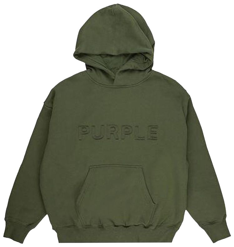 Buy PURPLE BRAND Cutout Wordmark Hoodie 'Green' - P401 HWMO124 | GOAT
