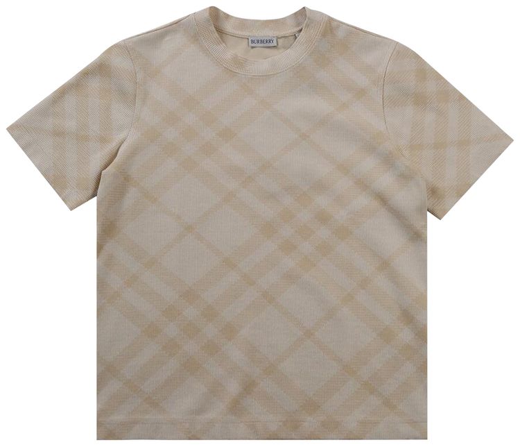 Buy Burberry Check Pattern T-Shirt 'Beach' - 8109895 | GOAT