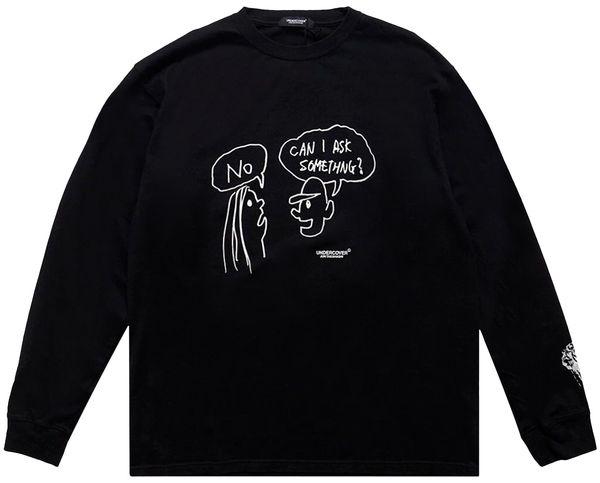 Buy Undercover Long-Sleeve Tee 'Black' - UC2D4894 BLAC | GOAT
