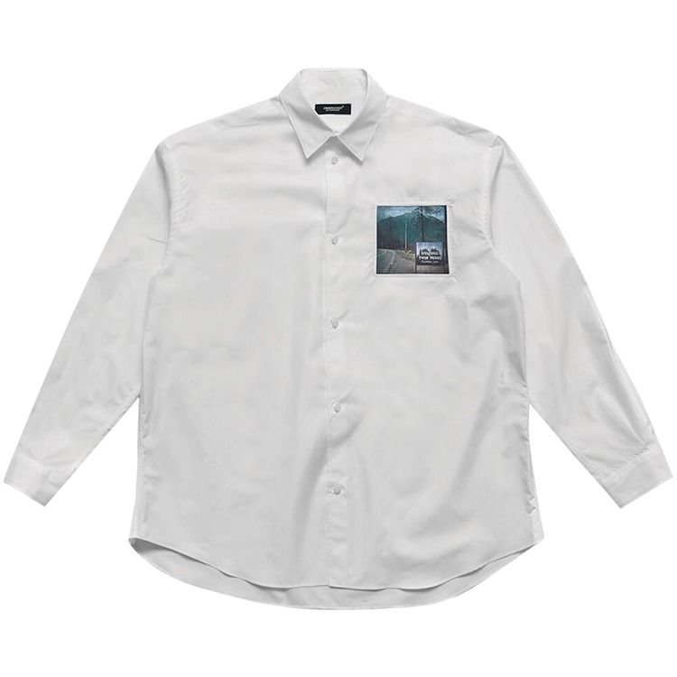 Buy Undercover Logo Patch Shirt 'White' - UC2D44011 WHIT | GOAT