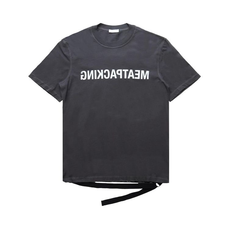 Buy Helmut Lang Meatpacking T-Shirt 'Black' - O10HM514 B3M BLAC | GOAT