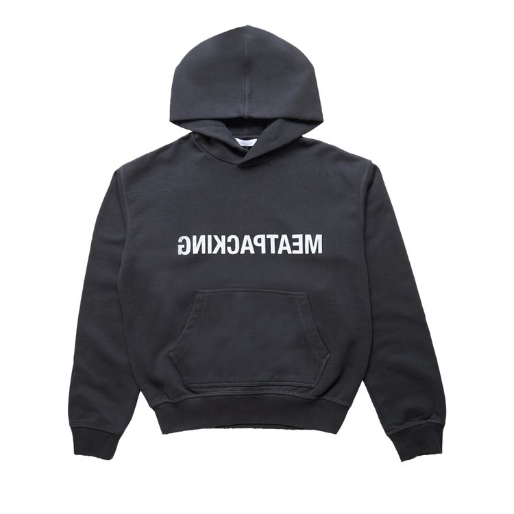 Buy Helmut Lang Meatpacking Hoodie 'Black' - O10HM519 B3M BLAC | GOAT