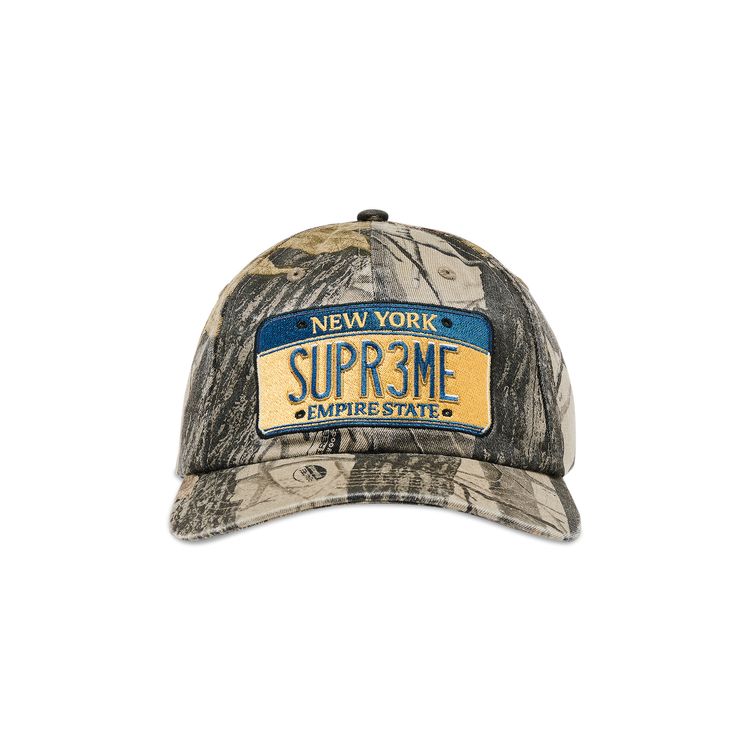 Buy Supreme License Plate 6-Panel 'Realtree Hardwoods Camo' - SS25H63 ...