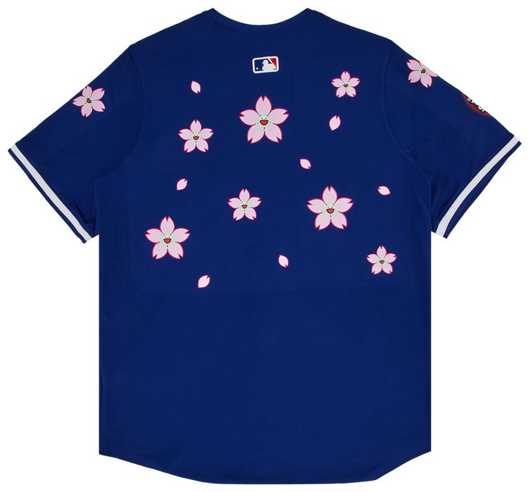 Buy Nike x Takashi Murakami x MLB World Tour Tokyo Series 2025 Dodgers Tokyo Away Jersey 'Blue ...