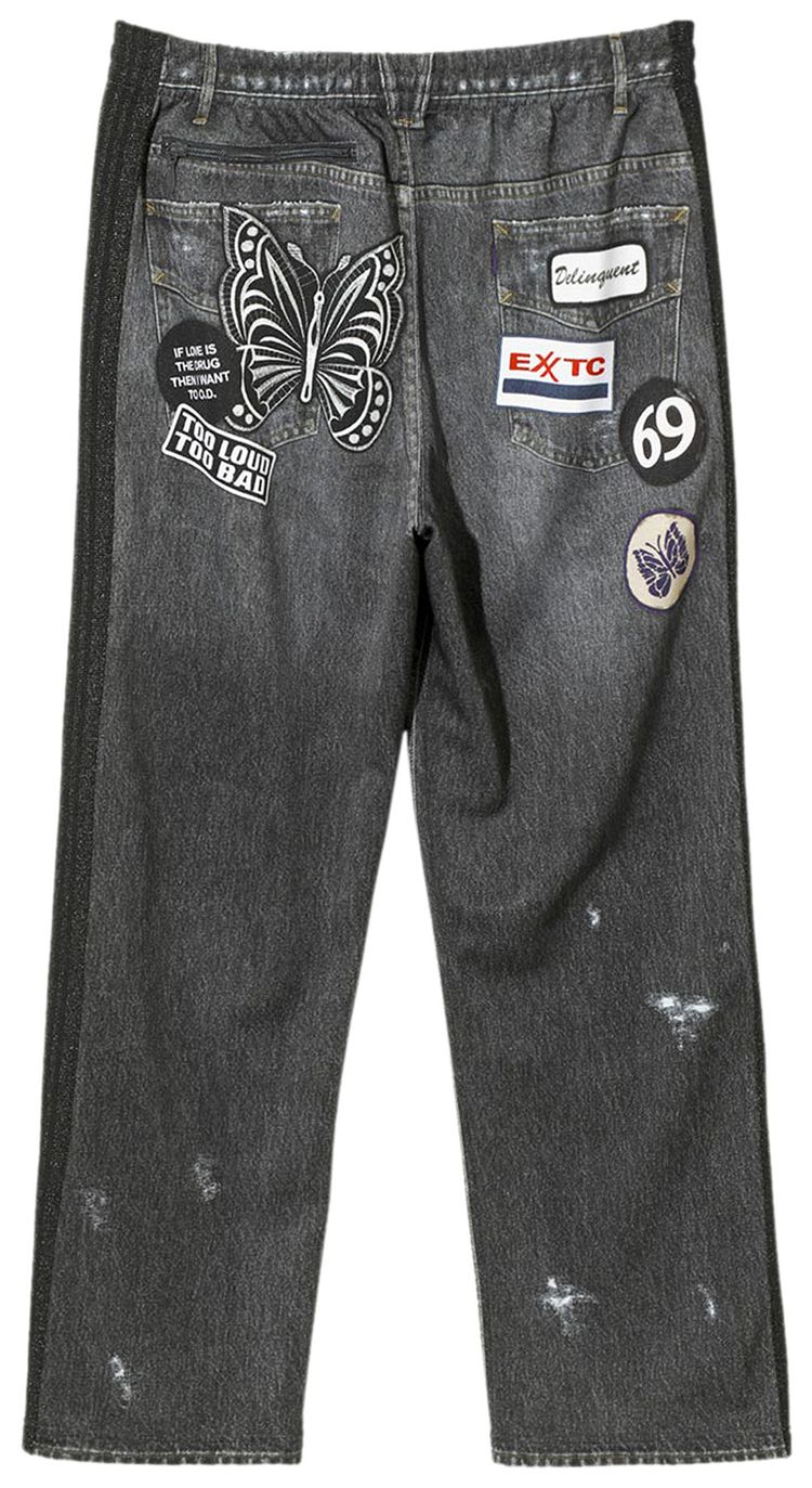 Buy Needles x Midnight Studios Track Pant 'Black' - 231MS0101 BLAC | GOAT