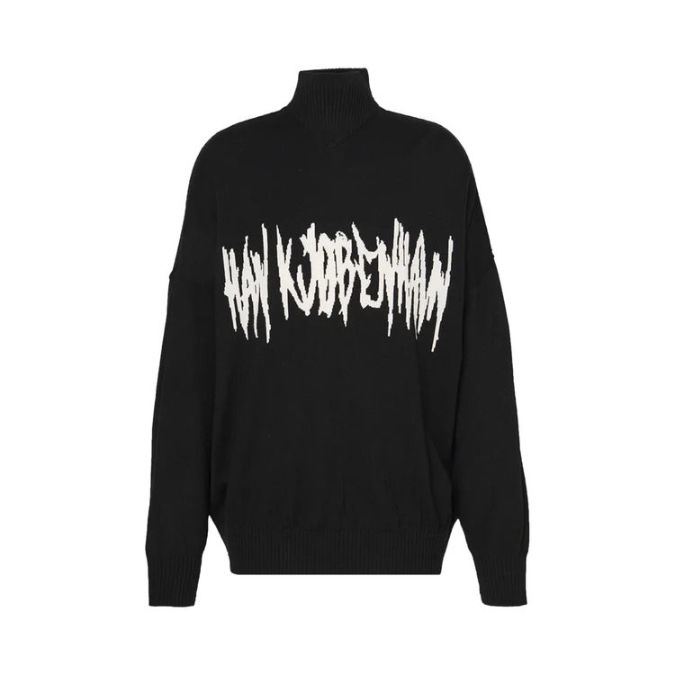 Buy Han Kjøbenhavn Oversized Intarsia Knit Sweater 'Black' - M 133656 ...