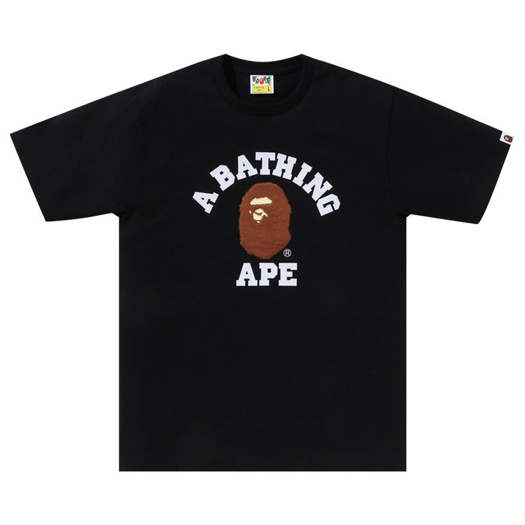 Buy BAPE Boa College Tee 'Black' - 1L25 110 005 BLACK | GOAT