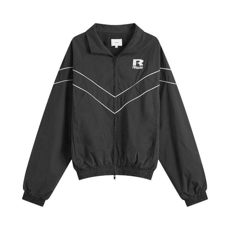 Buy Rhude Piping Raglan Track Jacket 'Black' - PS25JA010050015 | GOAT