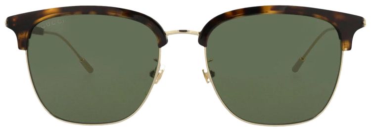 Buy Gucci Square Sunglasses 'Havana/Gold/Green' - GG1275SA 002 | GOAT
