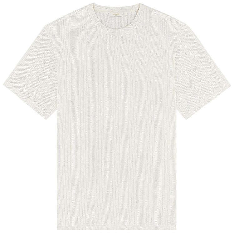 Buy Aimé Leon Dore Pointelle Tee 'Coconut Milk' - SS25CT013 COCO | GOAT