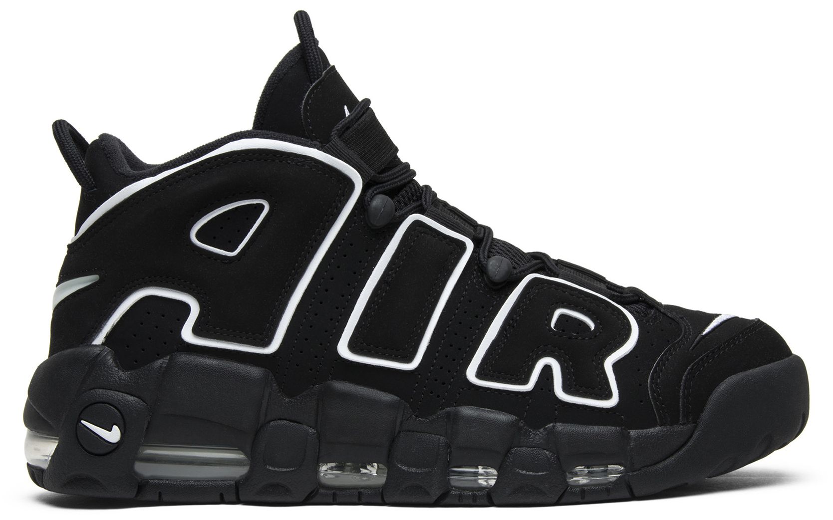 Buy Nike Air More Uptempo 'Black White' 2016 - 414962 002 16 | GOAT
