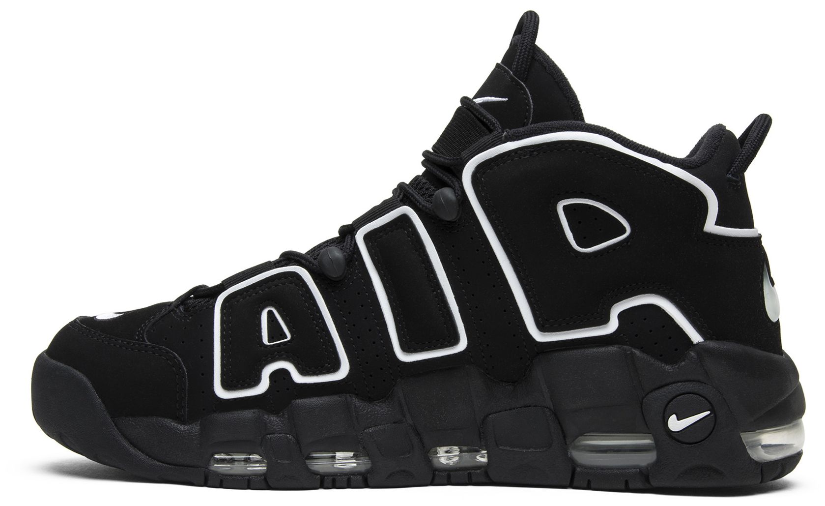 Buy Nike Air More Uptempo 'Black White' 2016 - 414962 002 16 | GOAT