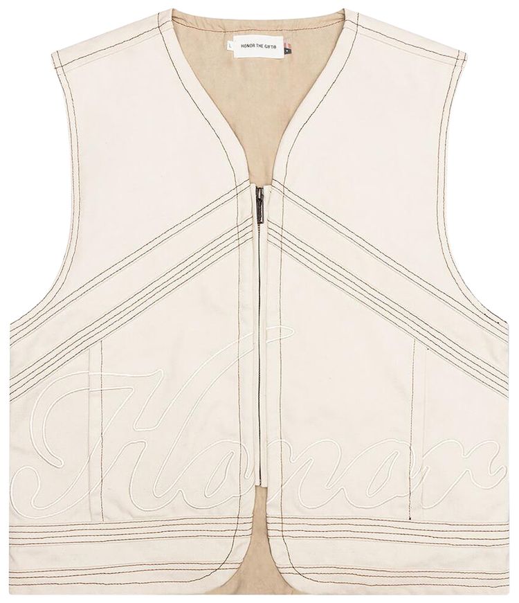 Buy Honor The Gift Honor Riding Vest 'Bone' - HTG250152 BONE | GOAT
